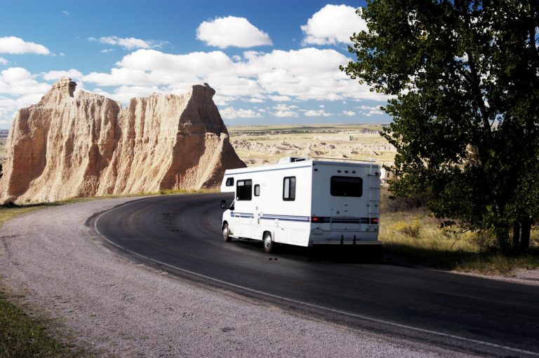 What is the Average RV Length, Width & Height