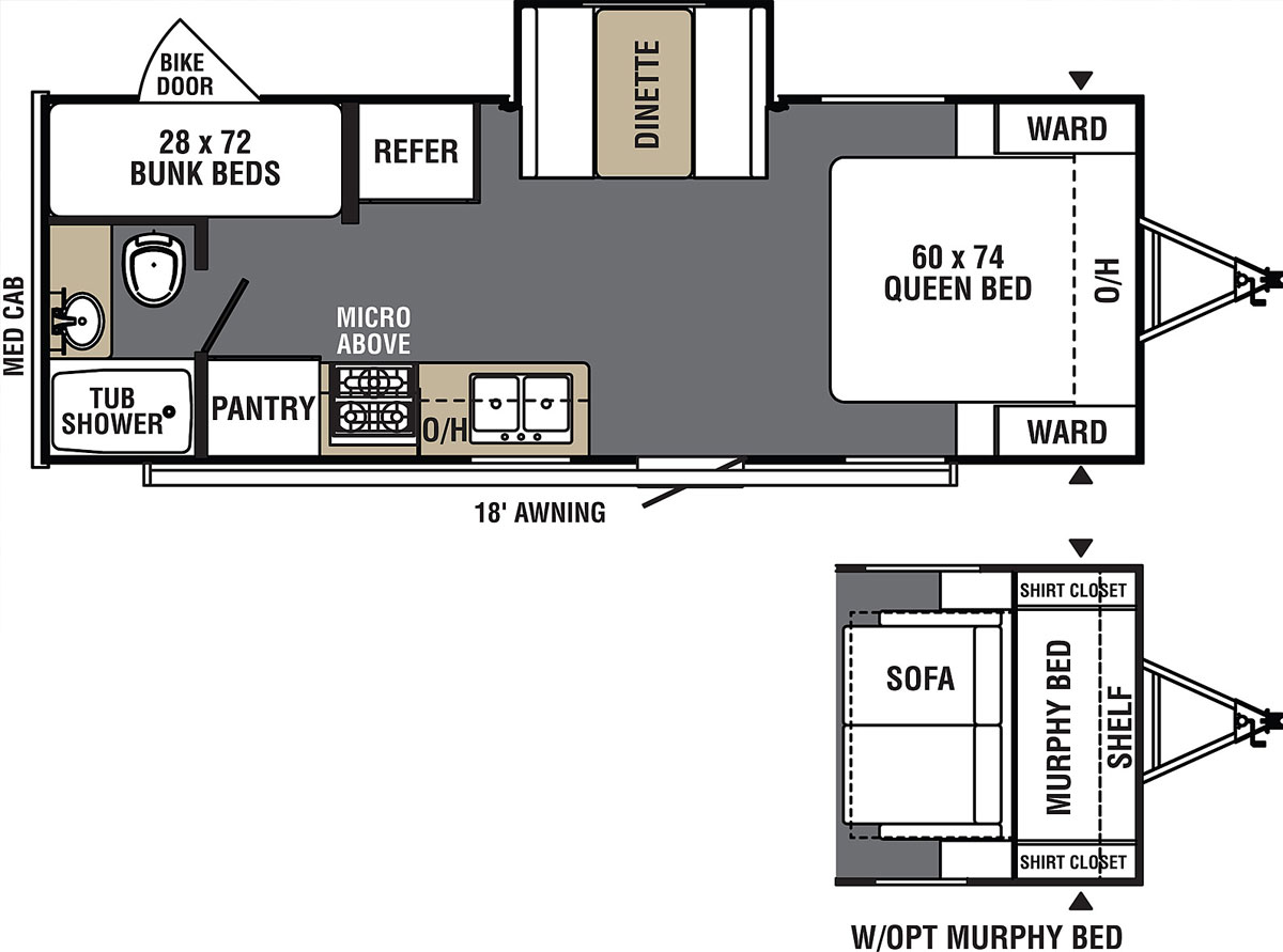 7 Best Travel Trailers with Murphy Beds